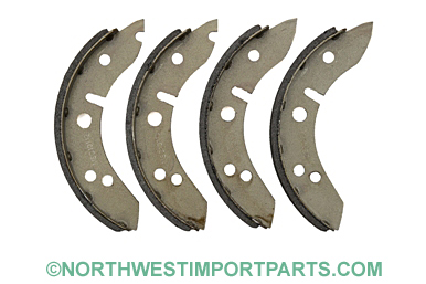 MG Midget Rear brake shoe set 61-62 - NW Import Parts