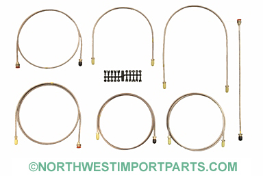 MG Midget Brake pipe set 68-74 - Northwest Import Parts