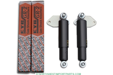 MGB KYB Rear tube shock conversion kit 62-80 - Northwest Import Parts